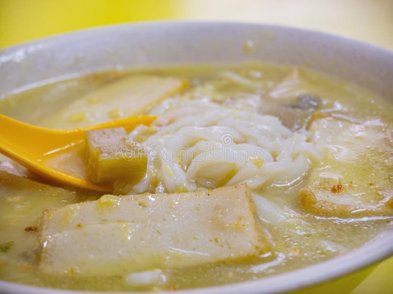 Close Up Shot of Traditional Mohinga Stock Photo - Image of city, close ...