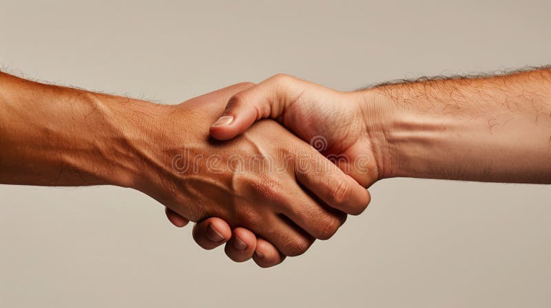 Close-up Shot of Two Hands Shaking, Symbolizing Unity and Collaboration ...