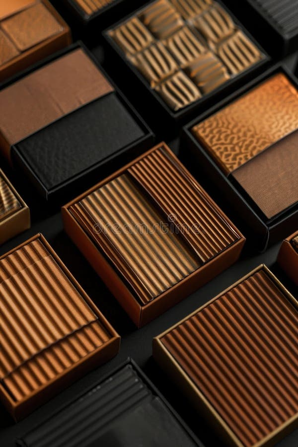 Close Up Shot of Various Chocolates, Perfect for Dessert Menu Design ...