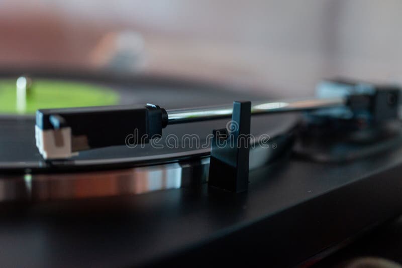 Close-up Shot of a Vinyl Record. Stock Image - Image of music, musician ...