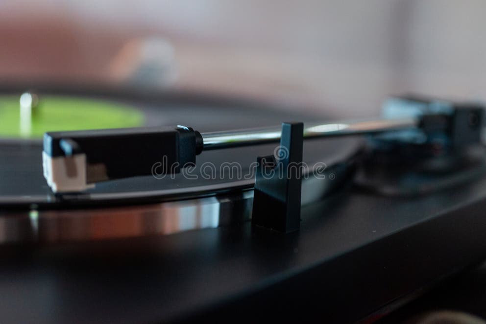 Close-up Shot of a Vinyl Record. Stock Image - Image of music, musician ...