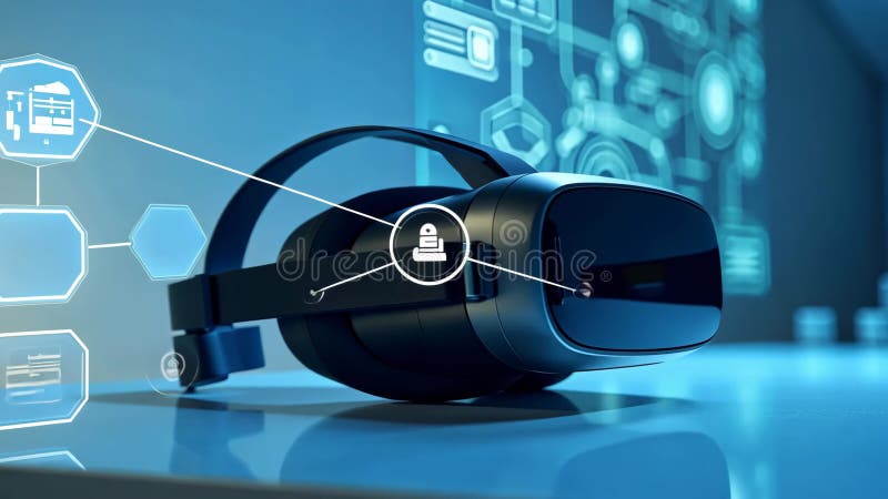 Virtual Reality Headset: Immersive Technology and Innovation Stock ...