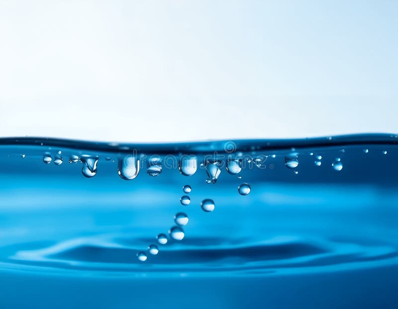 Water Droplet Splash: a Mesmerizing Display of Water Dynamics. Stock ...