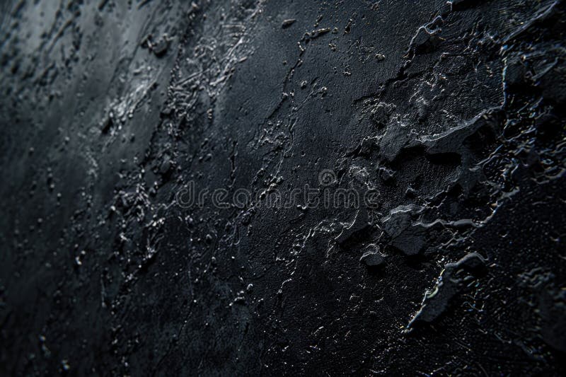 A Close-up Shot of Water Streaks on a Black Wall, Great for ...
