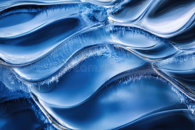 A Close-up Shot of a Wave of Water, Featuring the Movement and Texture ...