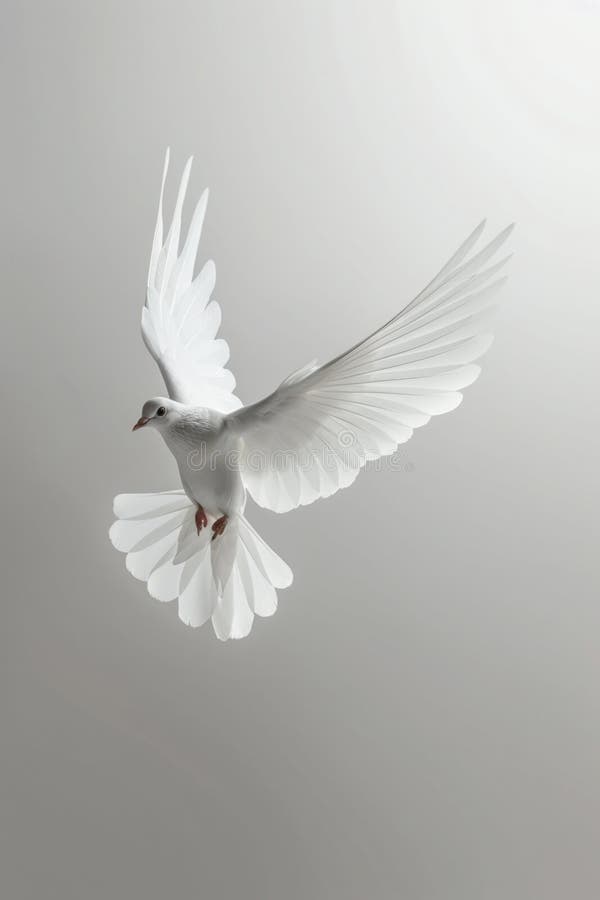 White Bird in Flight stock photo. Image of nature, aerial - 382357696