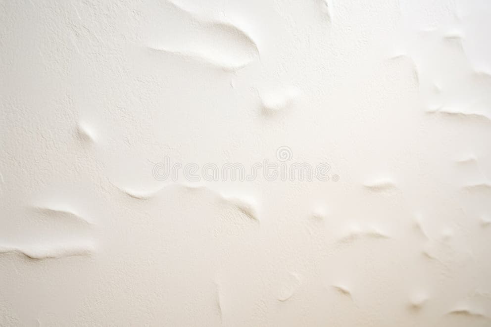 Close-up Shot of a White Drywall with Visible Texture Stock Image ...