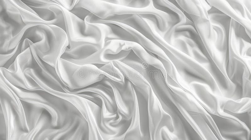 A Close-up Shot of a White Fabric Texture with Subtle Texture and Weave ...