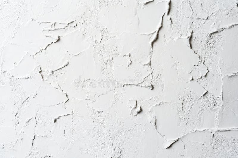 A Close-up Shot of a White Painted Wall with a Smooth Texture and a ...