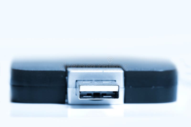 Close Up Shot of Wide USB Devise Stock Photo - Image of communication ...