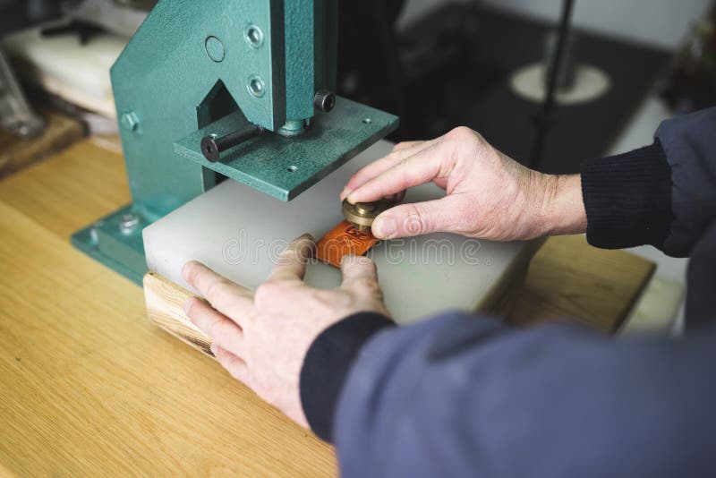 Old master on his work stock photo. Image of machine - 121724312