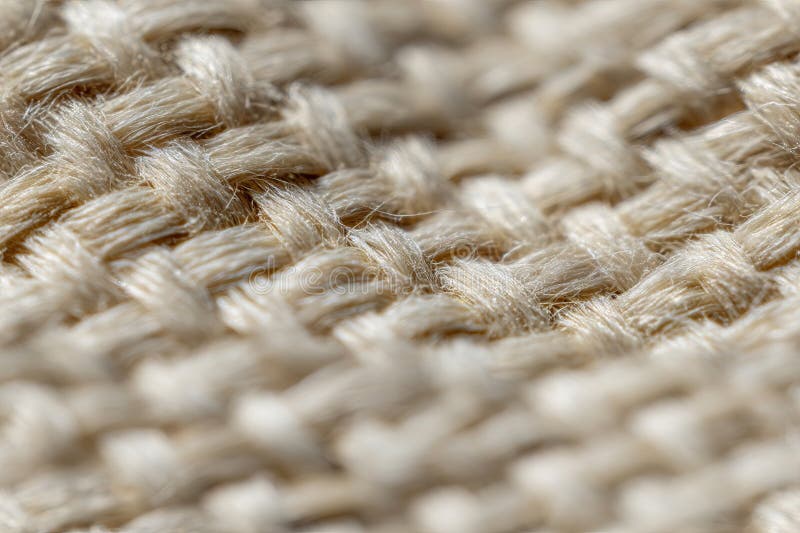A Close Up Shot of a Woven Jute Rug Stock Photo - Image of areas ...