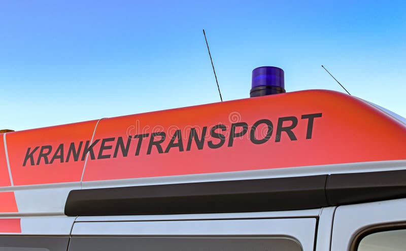 Close-up Shots of a German Ambulance Ready for Use Editorial Stock ...