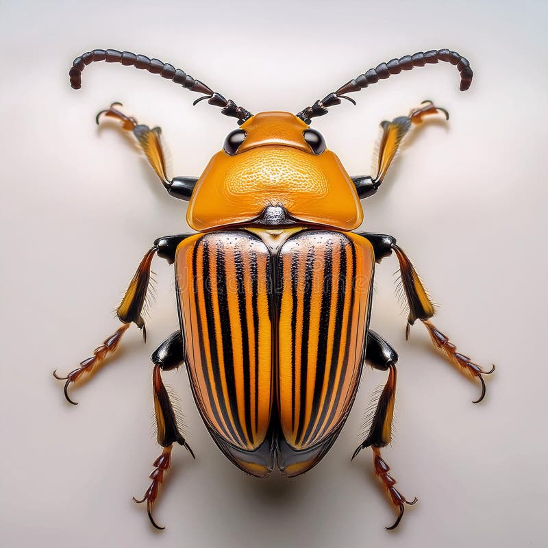 Vibrant Beetle Close Up with Intricate Patterns and Details. AI Content ...
