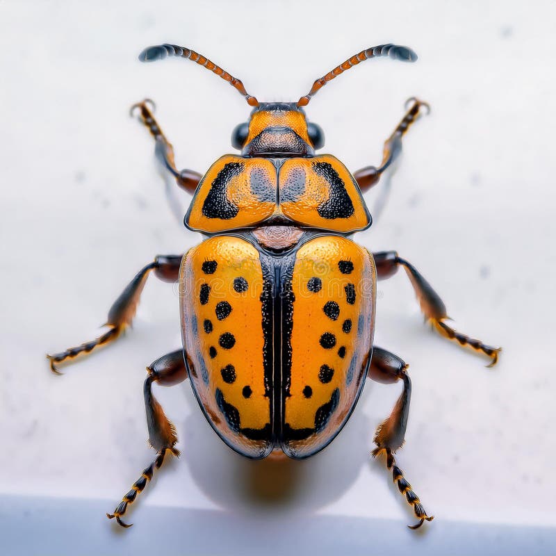 Vibrant Beetle Close Up with Intricate Patterns and Details. AI Content ...