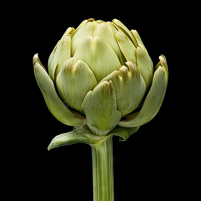 This Close-up Shows the Texture and Beauty of a Single Vegetable Stock ...