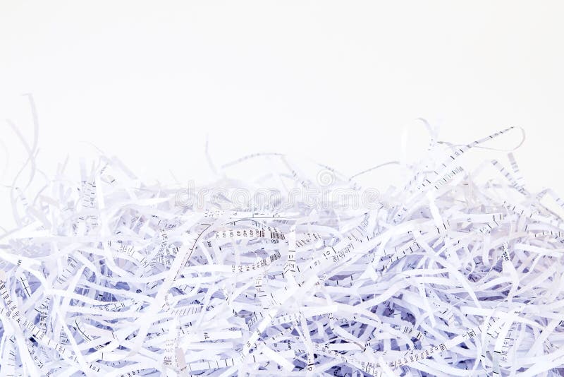 Shredded Paper stock photo. Image of business, secret - 5059886