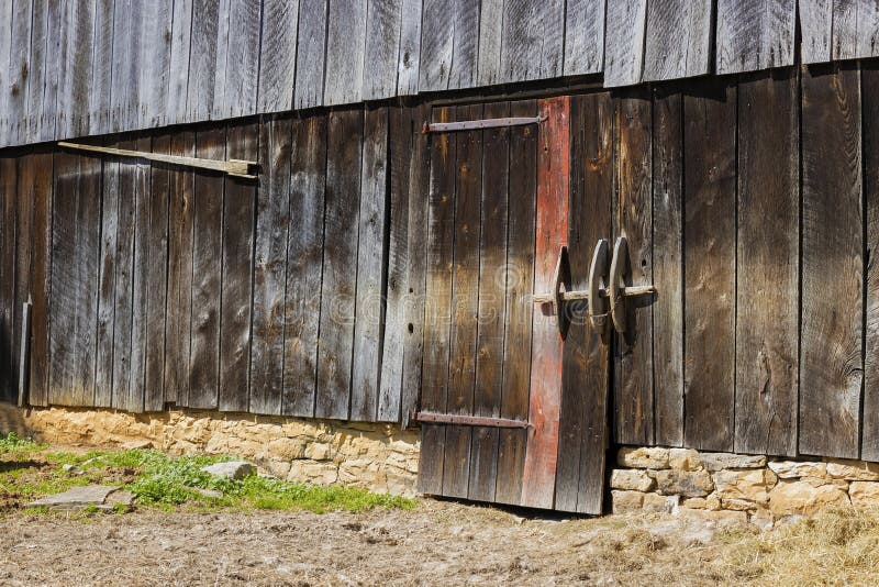 Close Up of the Side of a Barn Stock Photo - Image of wood, side: 221499094
