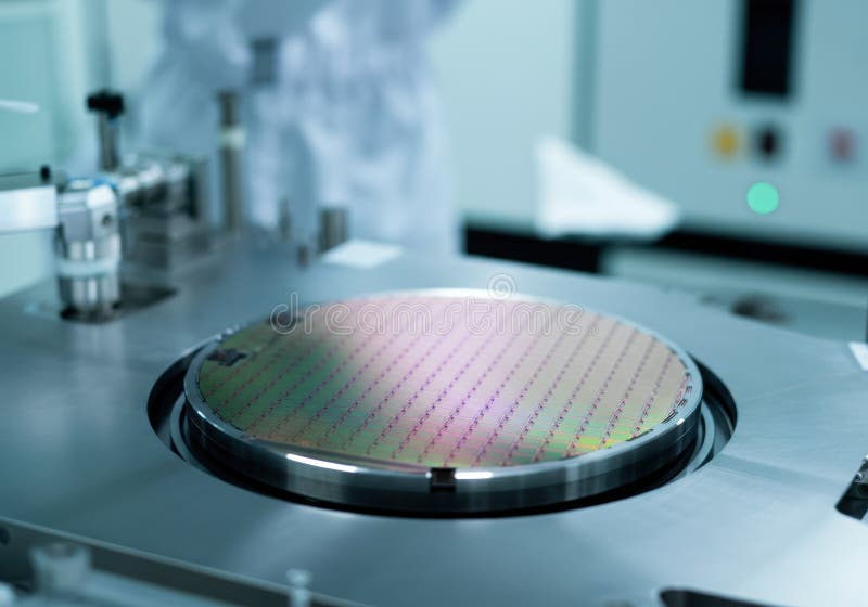 Close Up Silicon Wafer Cleanroom Environment Stock Photos - Free ...