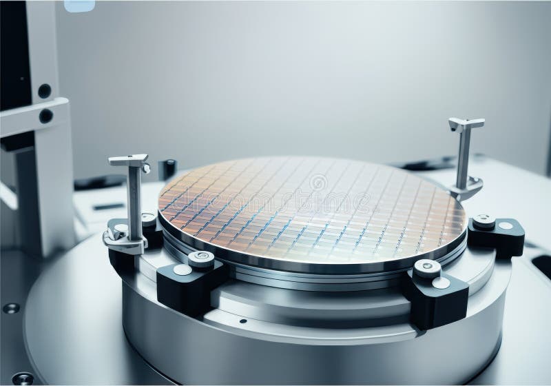 Close Up Semiconductor Chips and Circuit Boards for AI Computer ...