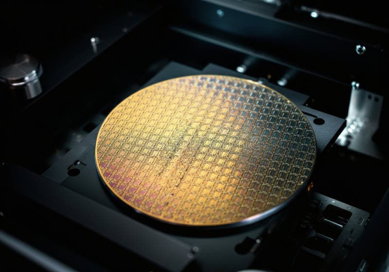 Close Up Semiconductor Chips and Circuit Boards for AI Computer ...