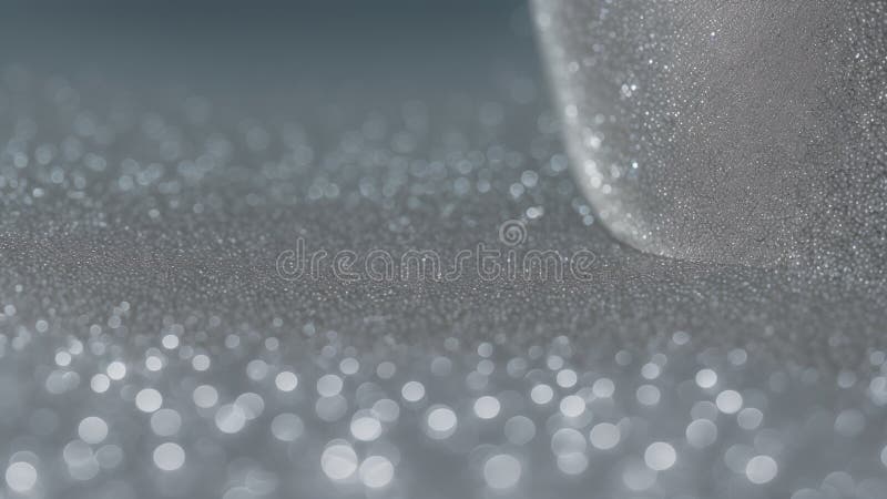 A Close Up of a Silver Glitter Background Stock Illustration ...