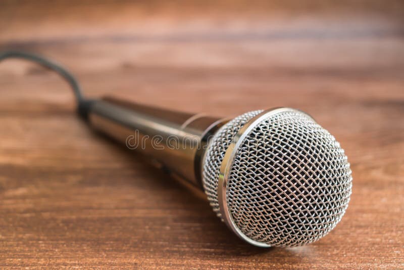 Silver-colored Microphone Picture. Image: 109908833