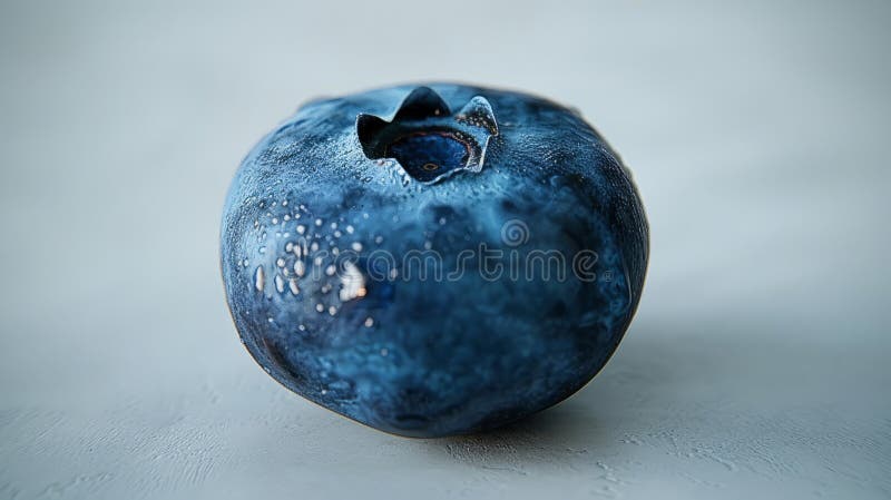 Close-up of a Single Blueberry. Stock Photo - Image of snack, organic ...
