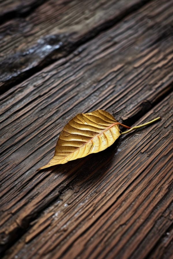 Close-up of Fallen Leaf with Intricate Veins and Texture Stock ...
