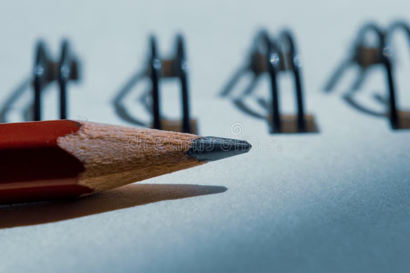 Single Pencil with Sharp Tip Stock Image - Image of point, graphite ...