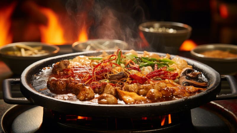 Sizzling Hotpot Stock Illustrations – 7 Sizzling Hotpot Stock ...
