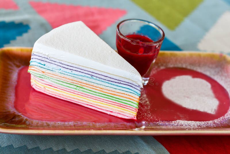 Close Up of a Slice of Cake Stock Photo - Image of birthday, plate ...