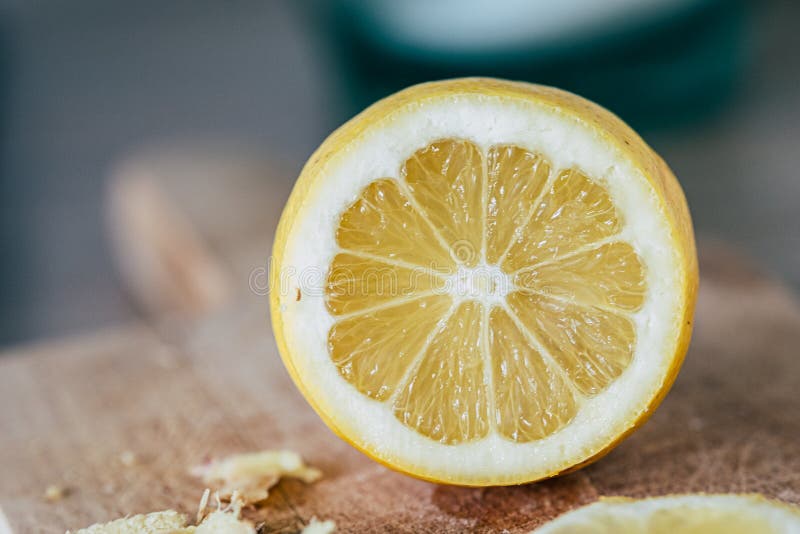 The cut lemon stock photo. Image of white, cutting, lemon - 13287756