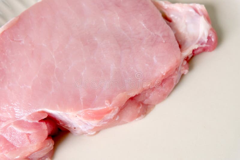 Slice of Raw Pork ,soft Focus Stock Photo - Image of white, food: 192385318