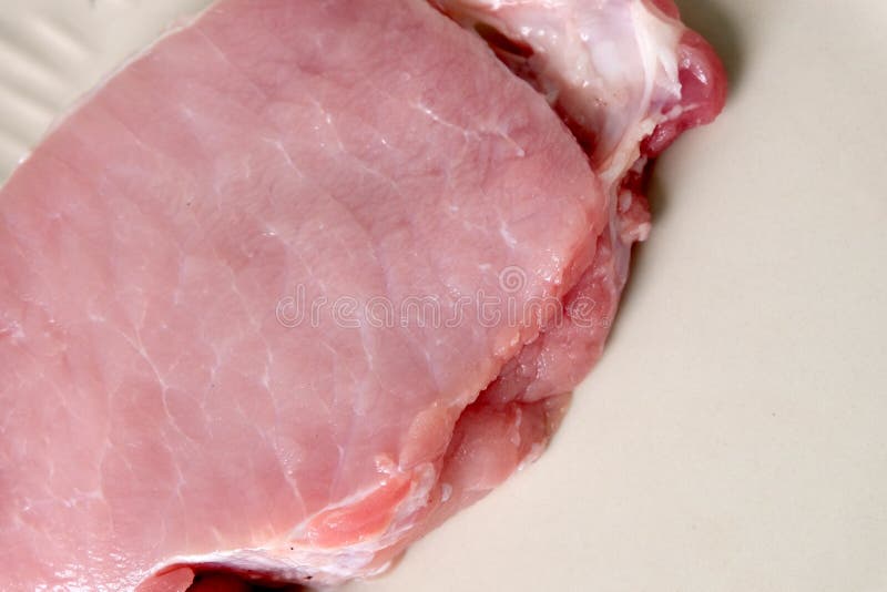Slice of Raw Pork ,soft Focus Stock Image - Image of soft, meat: 192385325