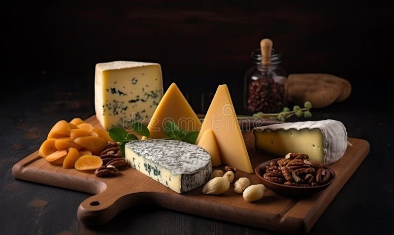 Close-up of Sliced Petit Basque Cheese on Cheese Board Creating Using ...