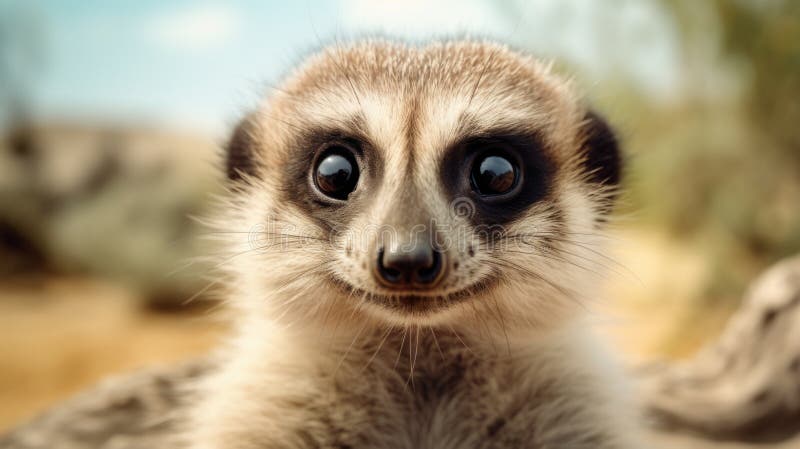 Close Up of a Small Animal with Big Eyes, Suitable for Various Uses ...