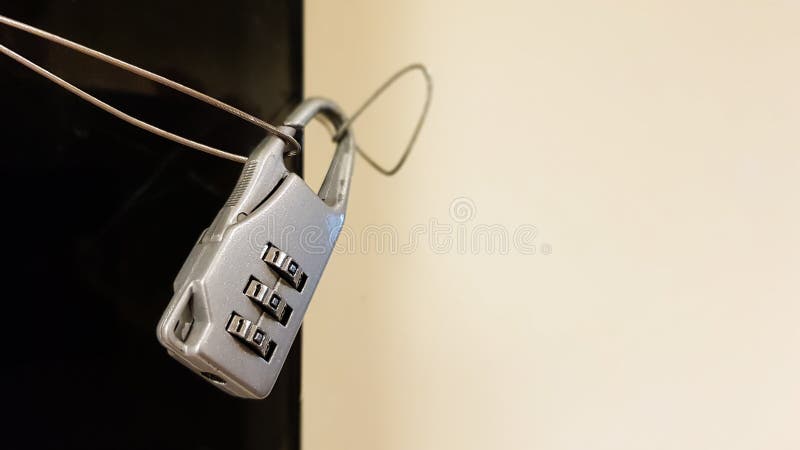 Lock that Closes the Gate and Protects the Private Area from the ...