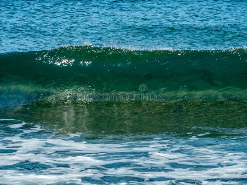 Small Sea Waves, Crete Island, Greece Stock Photo - Image of liquid ...