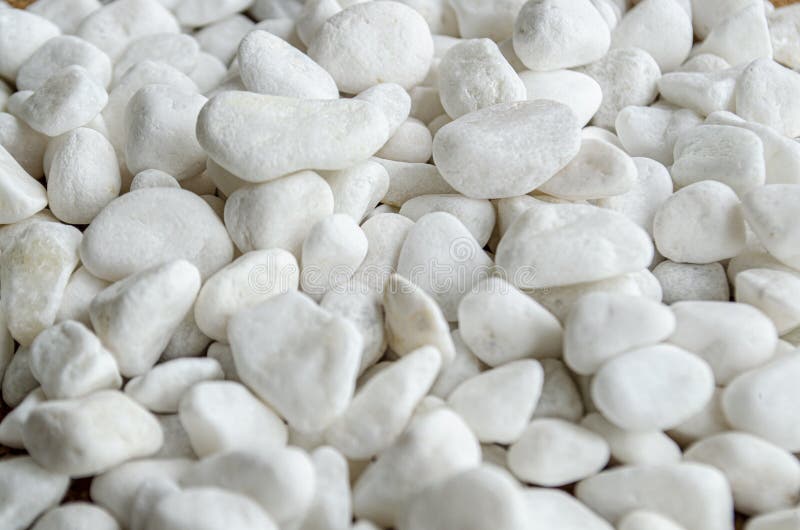 Close Up of Small White Rocks with Customizable Space for Text or ...