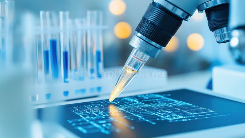 Close-up of Smart Sensors in a Lab Setting, Driving Productivity in Research with Seamless Data ...