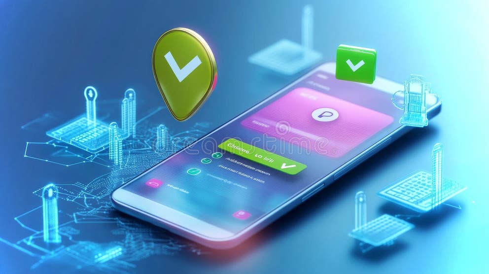 Close-up of a Smartphone Highlighting AI Features in an Interactive ...