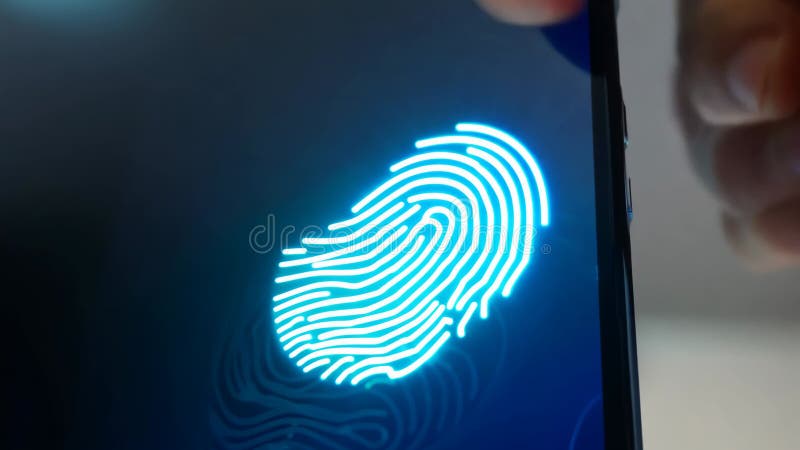 A Close-up of a Smartphone Screen Displaying a Futuristic User ...
