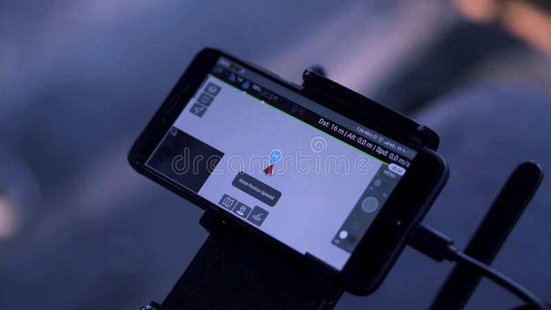 Close Up of the Smartphone Screen with Google Maps, Web Mapping Service ...
