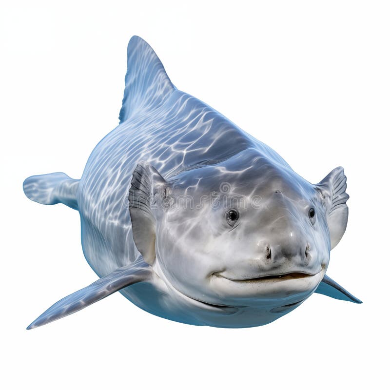 Close-Up of a Smiling Catfish Swimming Underwater with Light ...