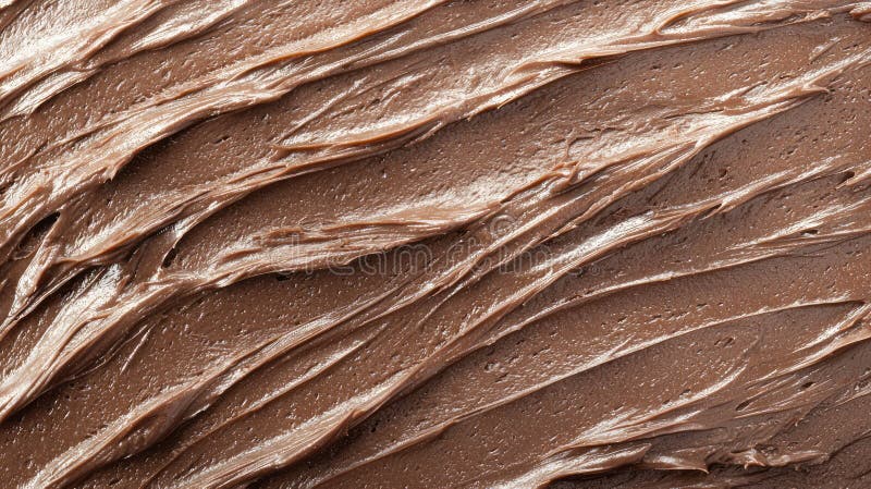 Close-up of Smooth Chocolate Spread Texture for Food and Dessert Design ...