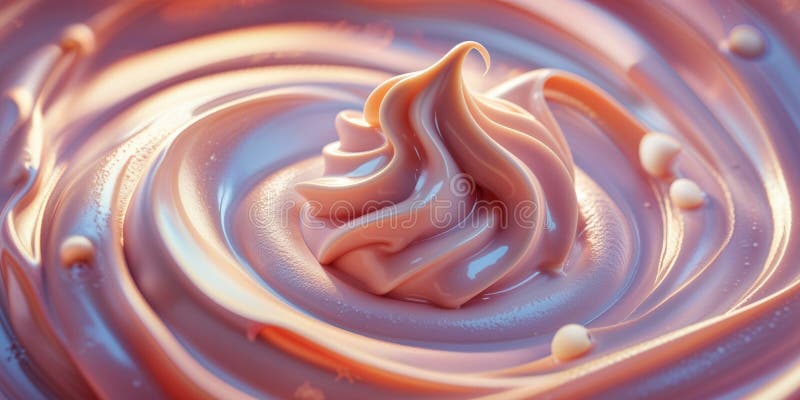 A Close Up of a Smooth and Creamy Food Product Stock Image - Image of ...