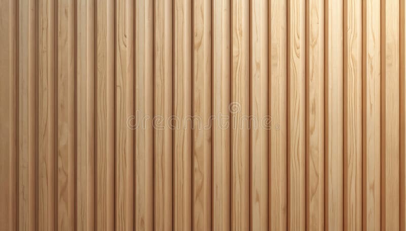 Light Wood Vertical Paneling Close Up Modern Interior Design Stock ...