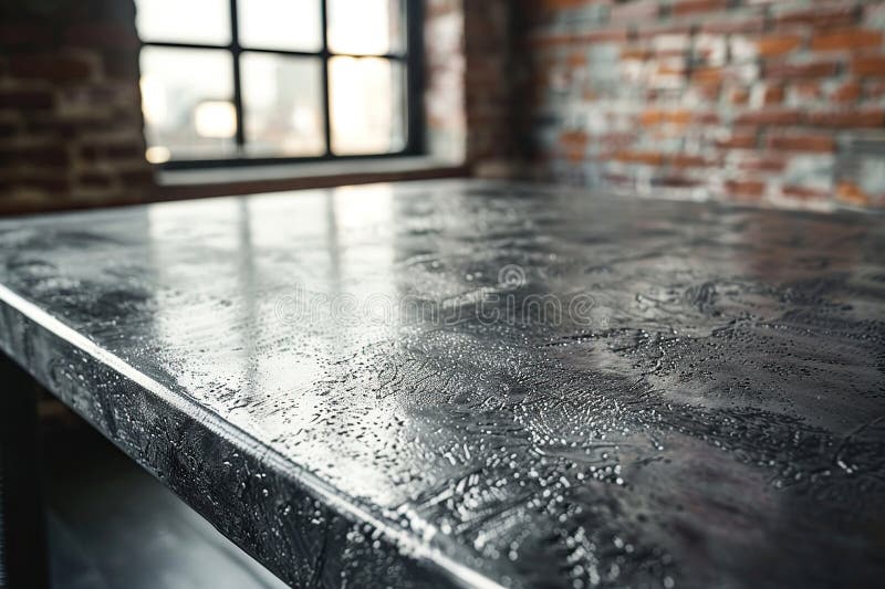 Close-up of a Smooth Table Surface Stock Illustration - Illustration of ...