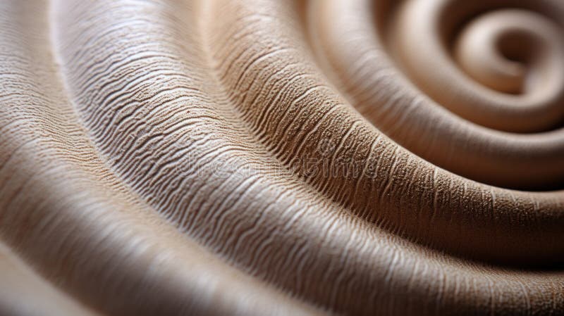 A Close-up of a Snail S Shell Texture Pattern, Displaying the Spiraling ...